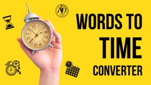 Words To Time Converter: Calculate Words to Minutes