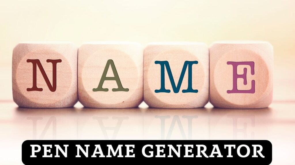 Pen Name Generator