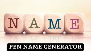 Pen Name Generator