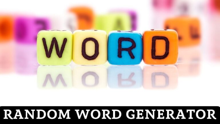 Random Word Generator [FREE, No Login]