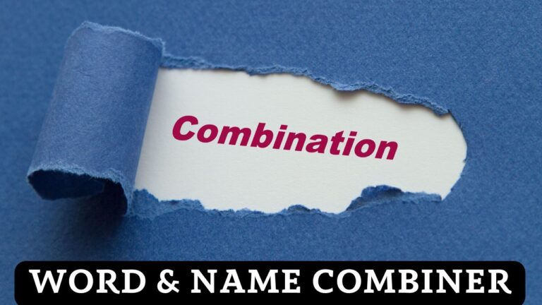 Word & Name Combiner [FREE, No Login]