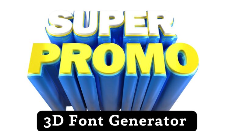 3D Font Generator (Copy and Paste)