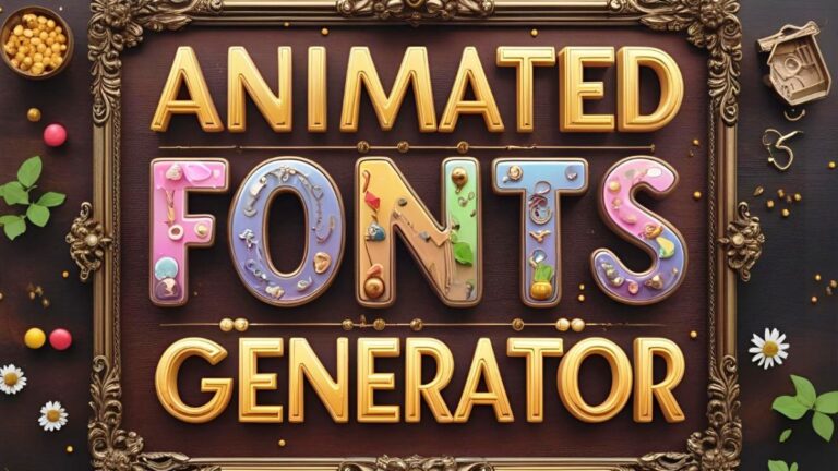 Animated Fonts Generator
