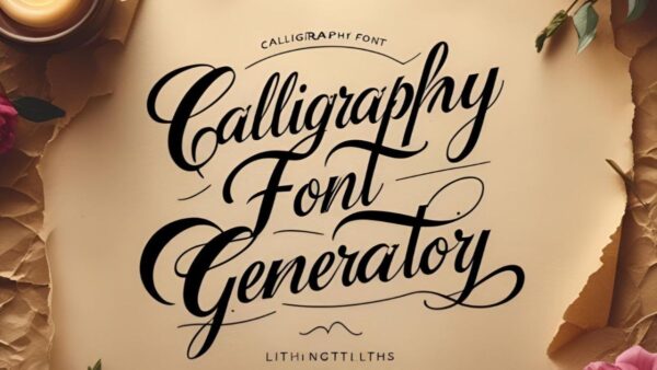 Calligraphy Font Generator (FREE Font Download)