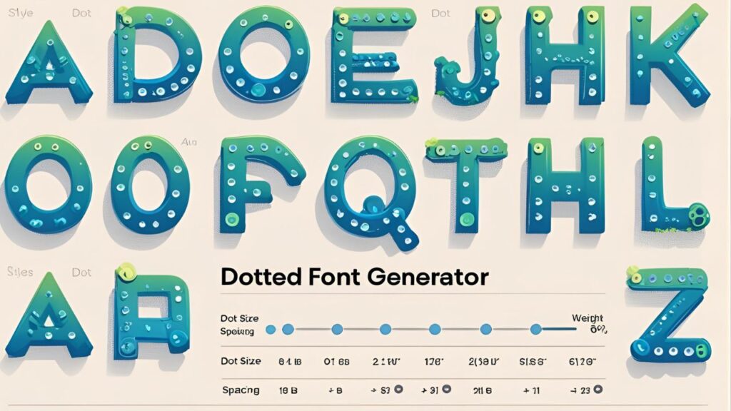 Dotted Fonts Generator