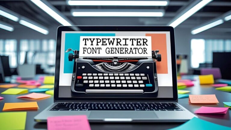 Typewriter font generator (Copy & Paste)