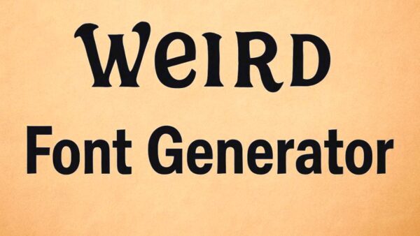 Weird Font Generator