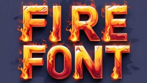 Fire Font Generator & Text Effects