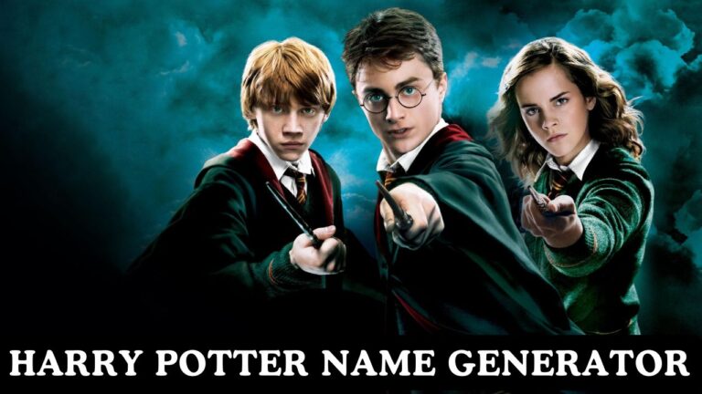 Harry Potter Name Generator & Ideas