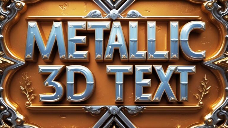 Metallic 3D Text Generator