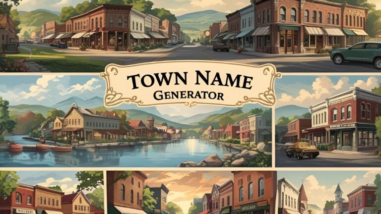 Town Name Generator
