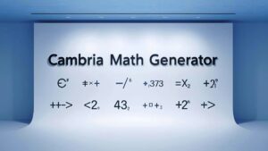 Cambria Math Font Generator