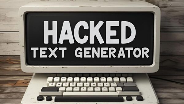 Hacked Text Generator