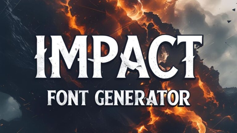 Impact Font Generator