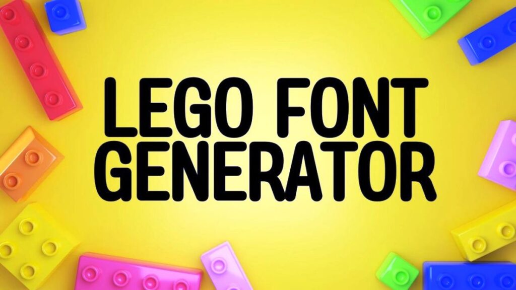 Lego Font Generator (Free Font Download)
