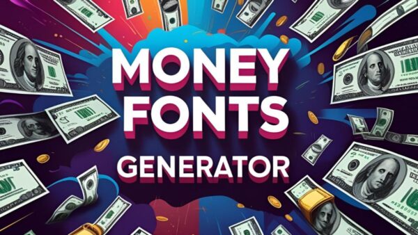 Money Fonts Generator