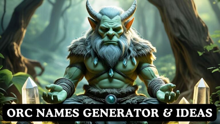 Orc Names Generator & Ideas