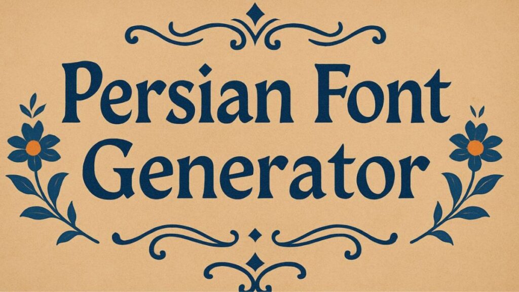 Persian Font Generator