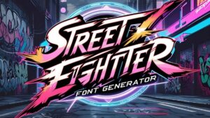 Street Fighter Font Generator