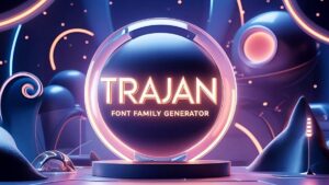 Trajan Pro Font Family Generator
