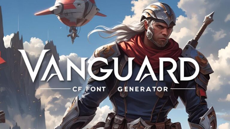 Vanguard CF Font Generator