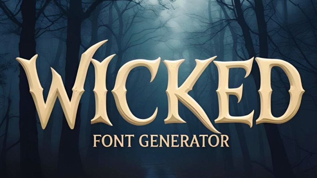 Wicked Font Generator