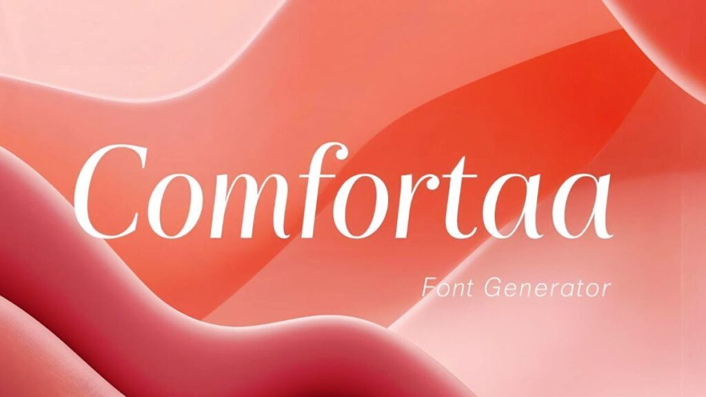 Comfortaa Font Generator (Free Download)