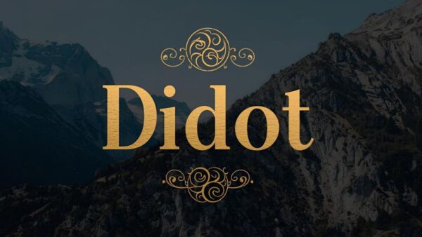 Didot Font Generator (Free Download Font)