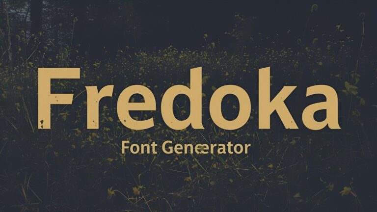 Fredoka Font Generator (Free Download)