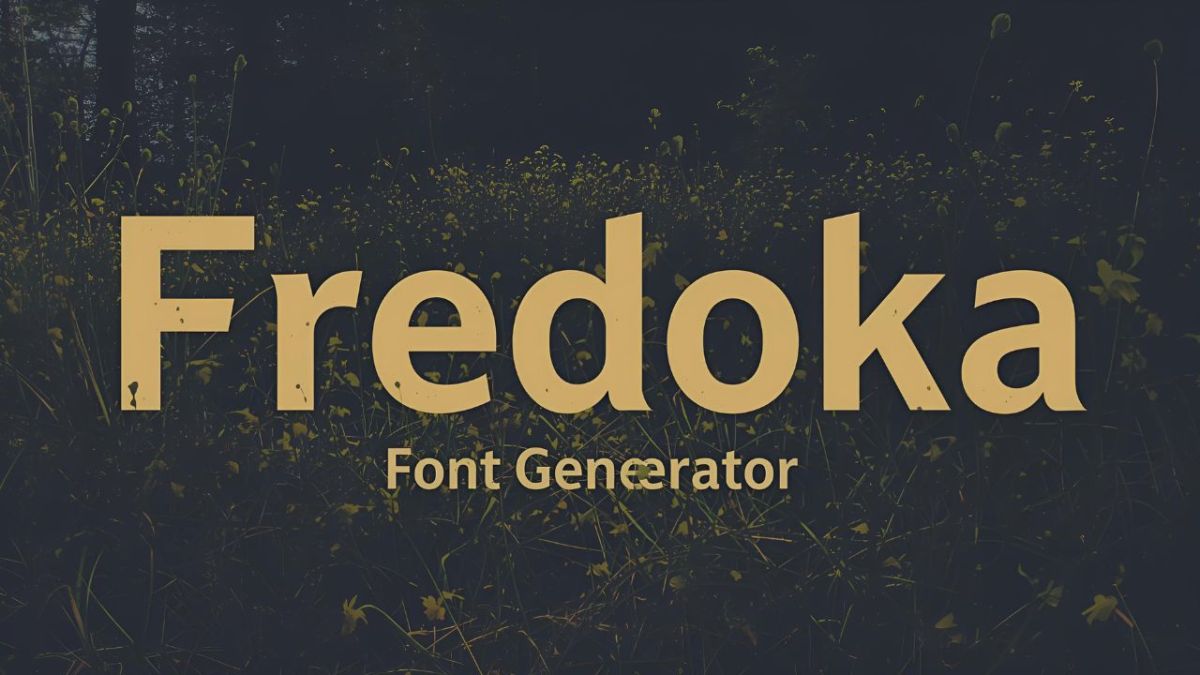 Fredoka Font Generator (Free Download)