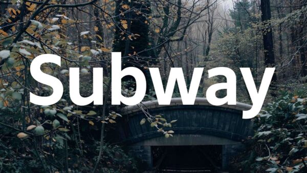 Subway Font Generator