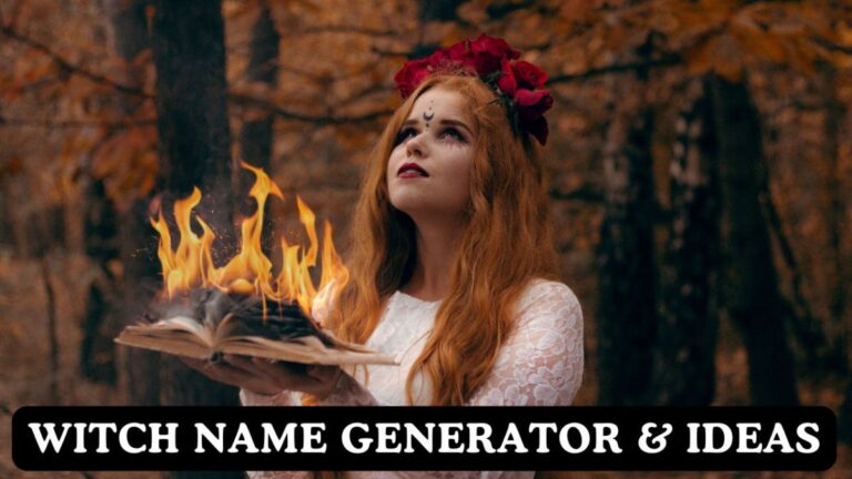 Witch Name Generator & Ideas