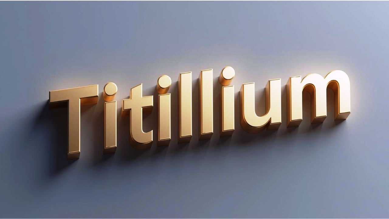 Titillium Web Font Generator (Free Download)