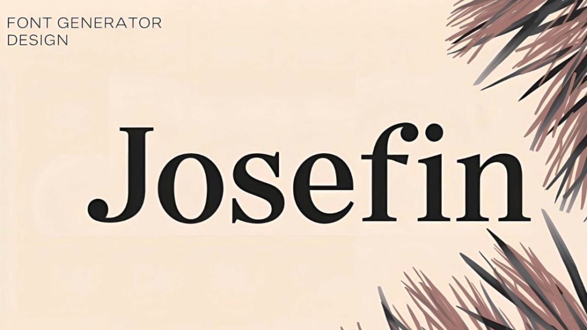 Josefin Sans Font Generator (Free Download)