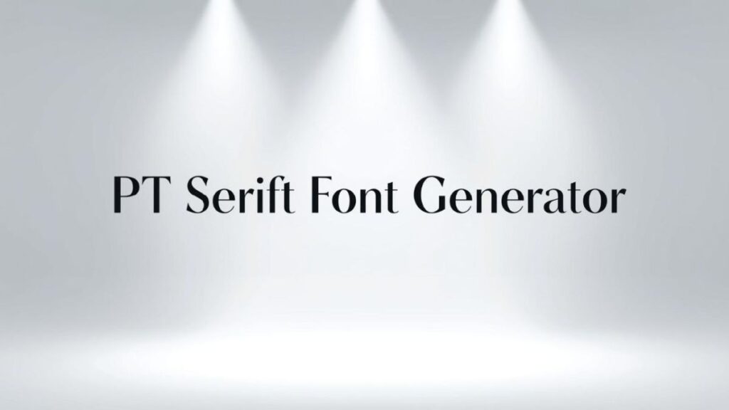 PT Serif Font Generator (Free Download)
