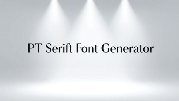 PT Serif Font Generator (Free Download)