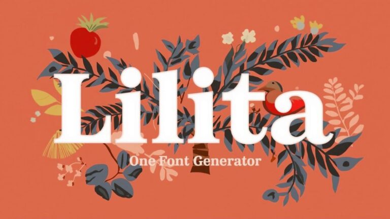 Lilita One Font Generator (Free Download)
