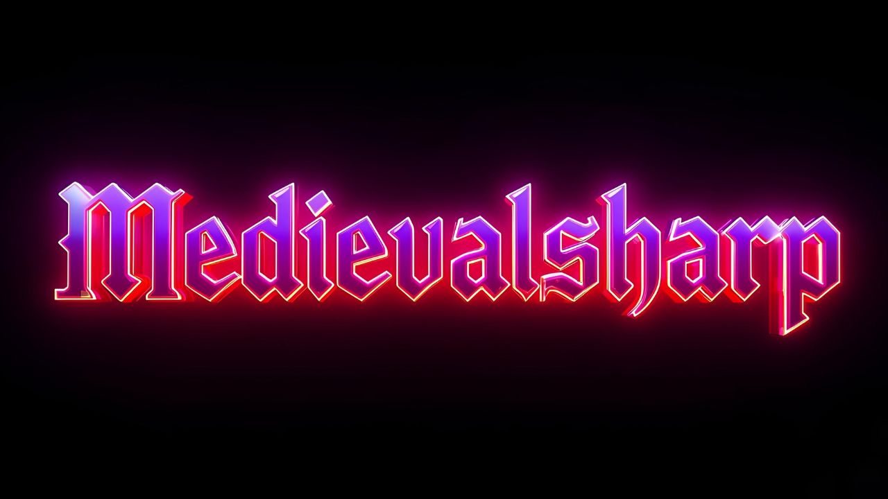 Medievalsharp Font Generator (Free Download)