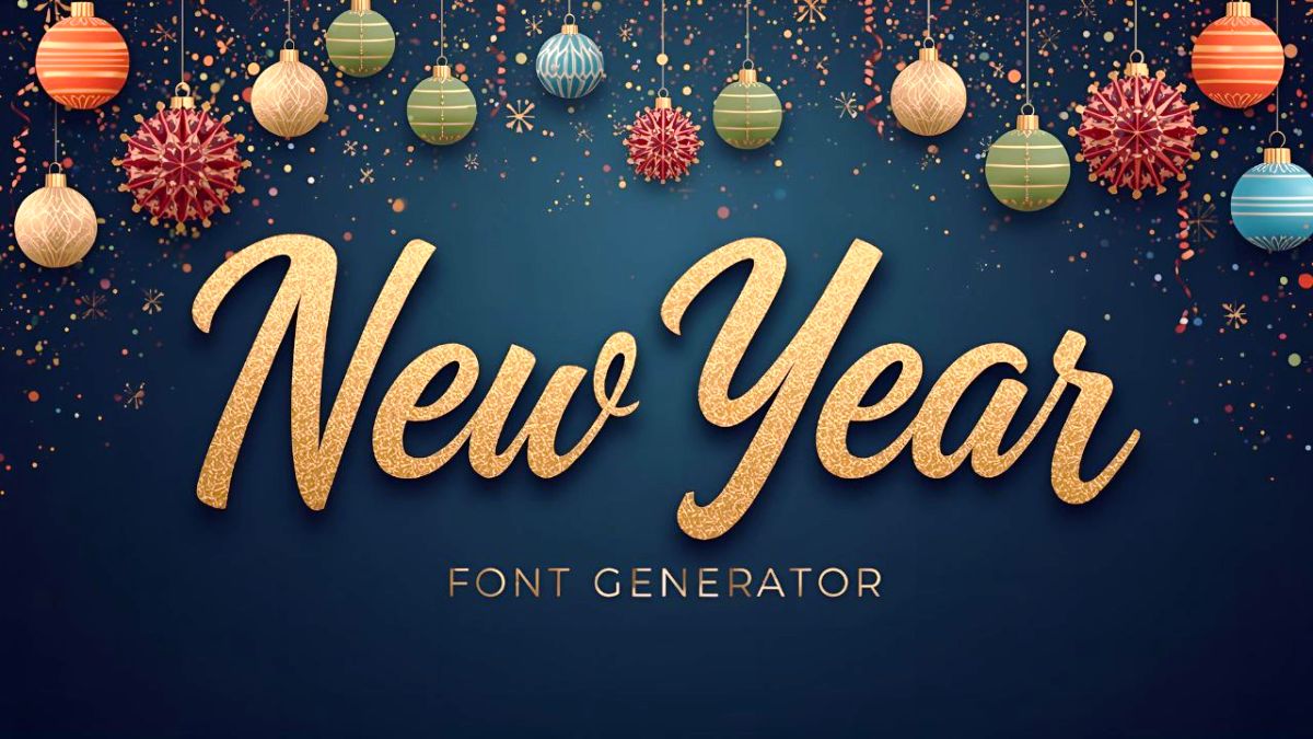 New Year Font Generator (Free Download)