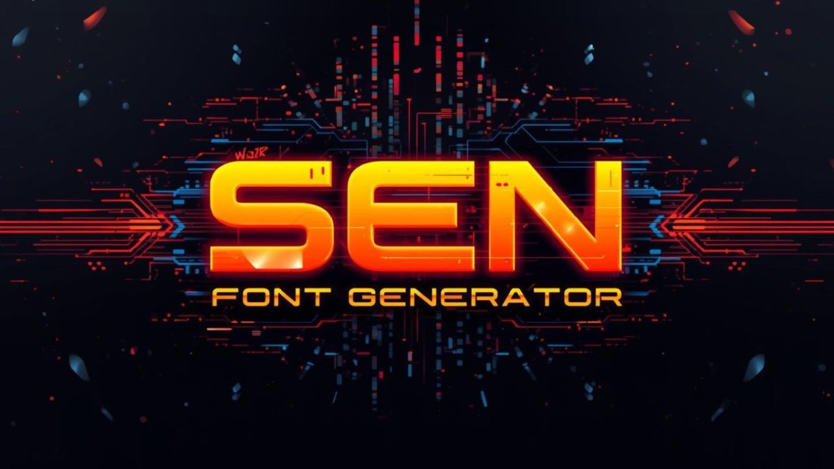 Sen Font Generator (Free Download)