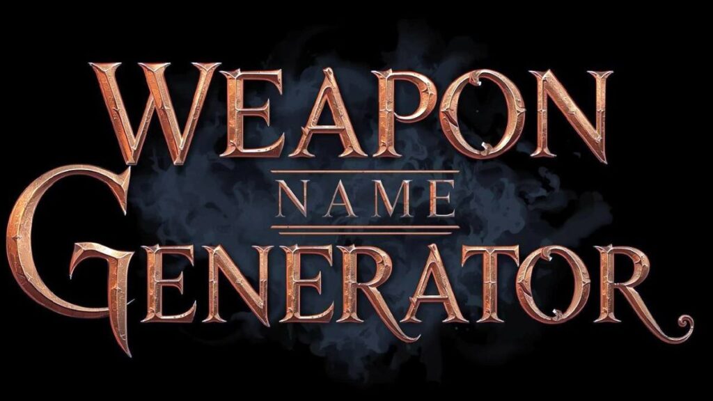 Weapon Name Generator